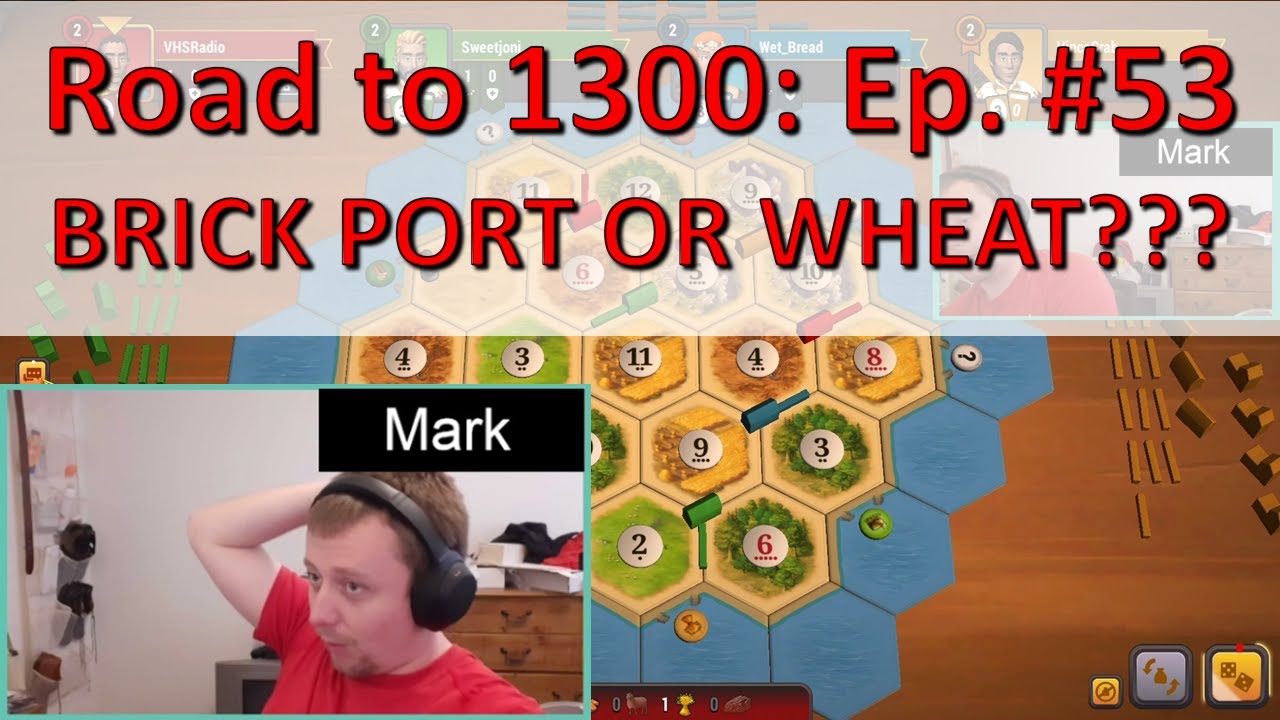 BRICK PORT OR EXTRA WHEAT??? Catan Universe Grandmaster Road to 1300 Ep ...