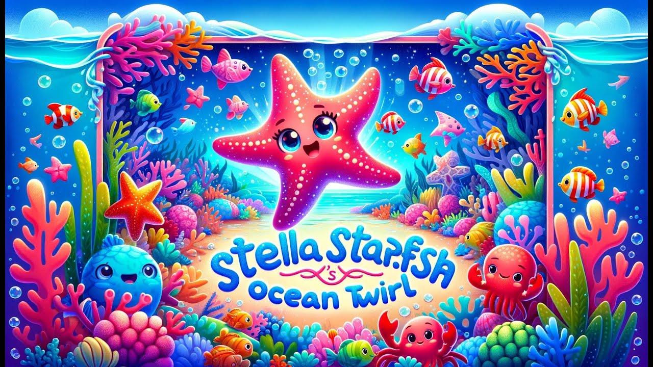 Stella Starfish's Ocean Twirl (Sing Along) | Starfish Fun Nursery Rhyme ...
