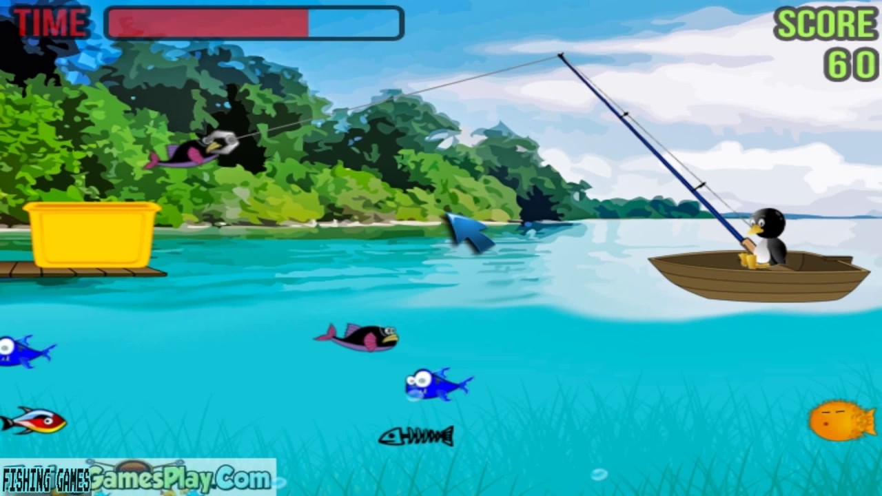 Fishing Penguin - PC Flash Gameplay - YouTube