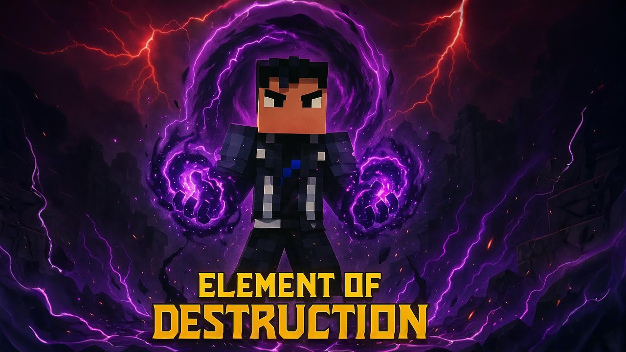 Minecraft Ninjago – Element of Destruction (Garmadon)! ⚔️💜 - YouTube