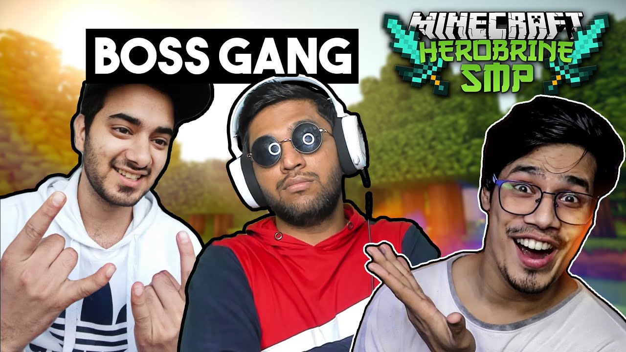 Rise of BOSS GANG in Herobrine SMP Minecraft - YouTube