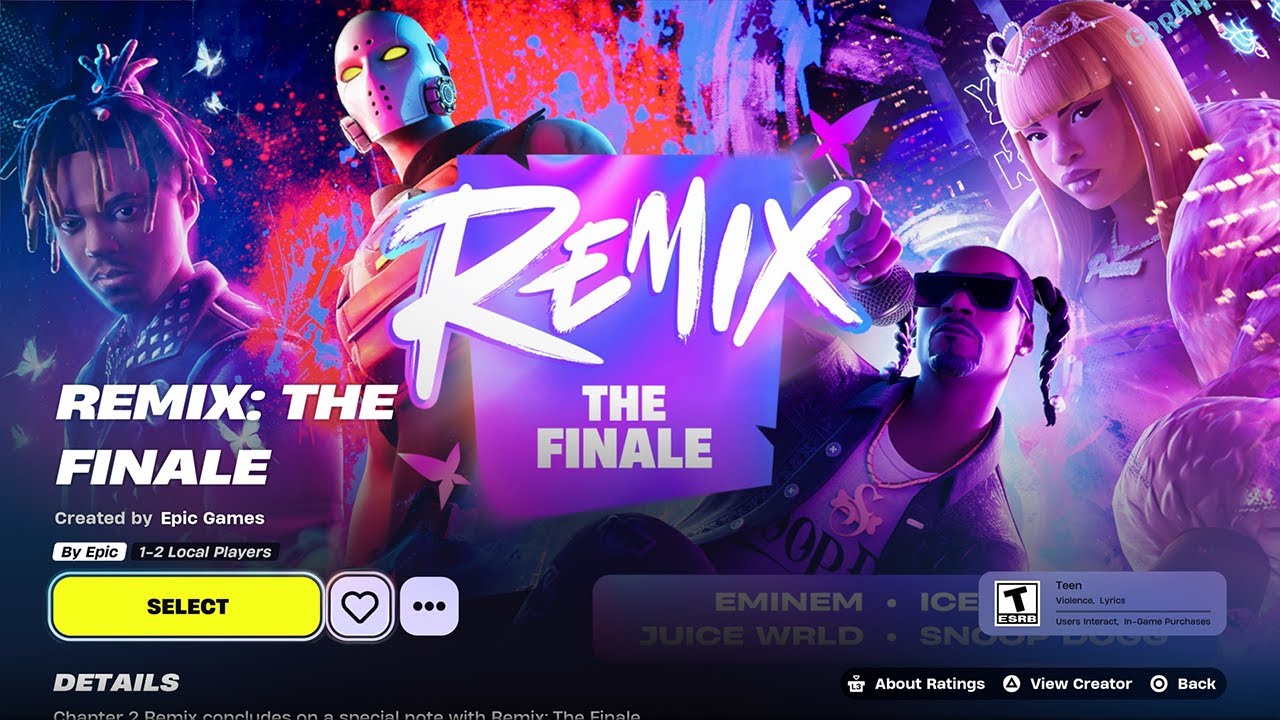 How To Join & Get Remix: The Finale Live Event NOW EARLY Map Code ...