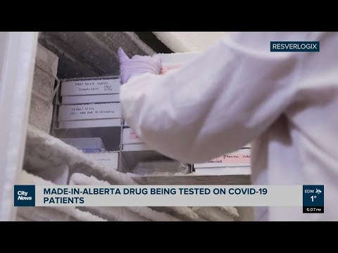 Made-in-Alberta drug being tested on COVID-19 patients - YouTube