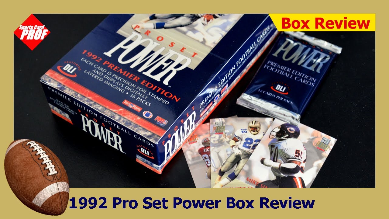 1992 Pro Set Power Box Review - YouTube