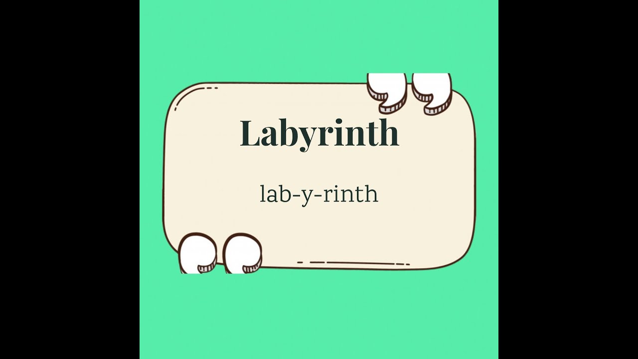 Learn the word Labyrinth! Pronunciation, Meaning, and improve your ...