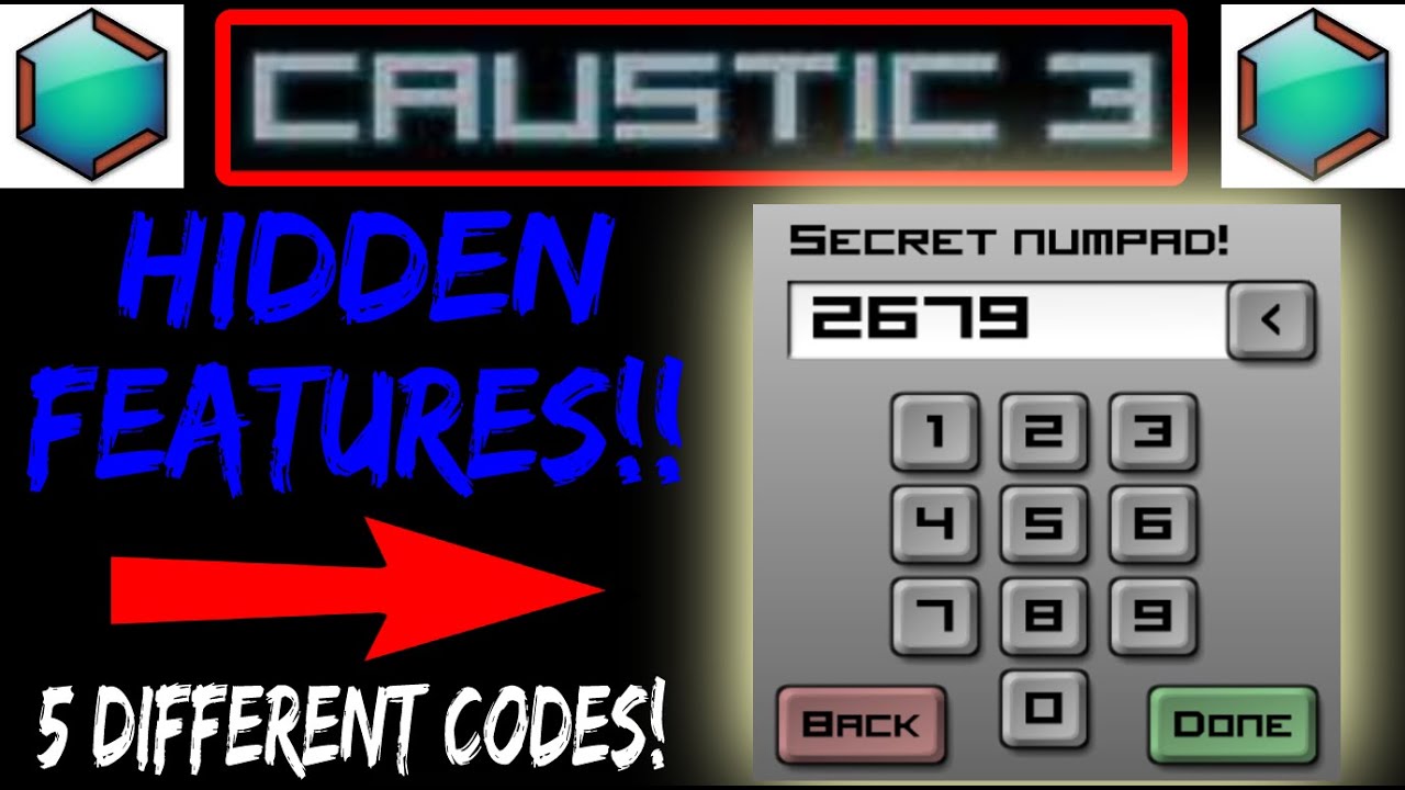 How to Access Hidden Features in Caustic 3 (secret # pad + Codes) - YouTube