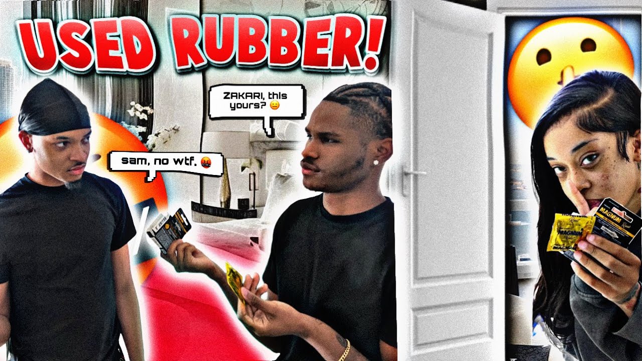 HIDDEN RUBBER ON @zayybenjiiis & HIS BOYFRIEND (IT GOT SERIOUS) - YouTube