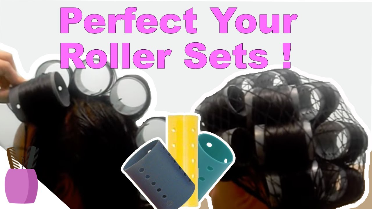 How To Do A Perfect Roller set ! ( Part 2 ) - YouTube