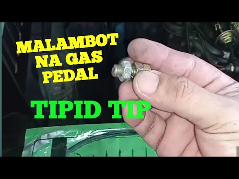 Paano magpalit ng sirang accelerator cable gamit ang throttle cable na ...