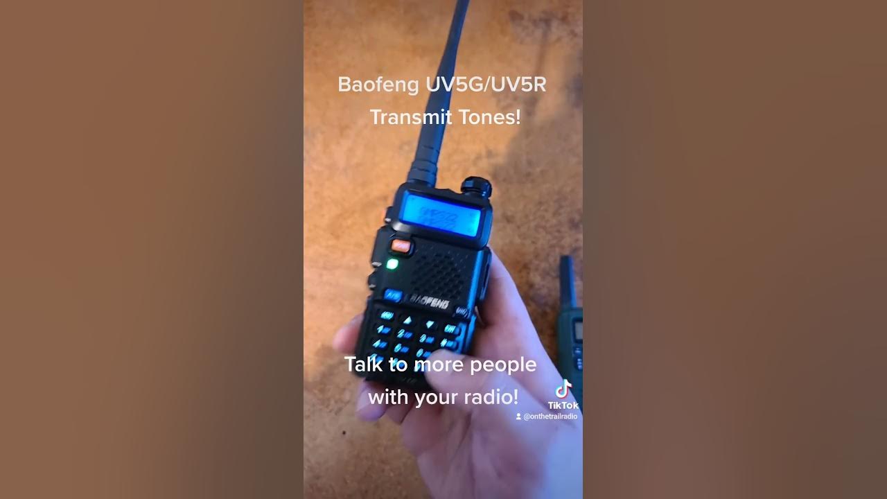 Baofeng UV5G/UV5R Transmit tones! Talk to more people! - YouTube