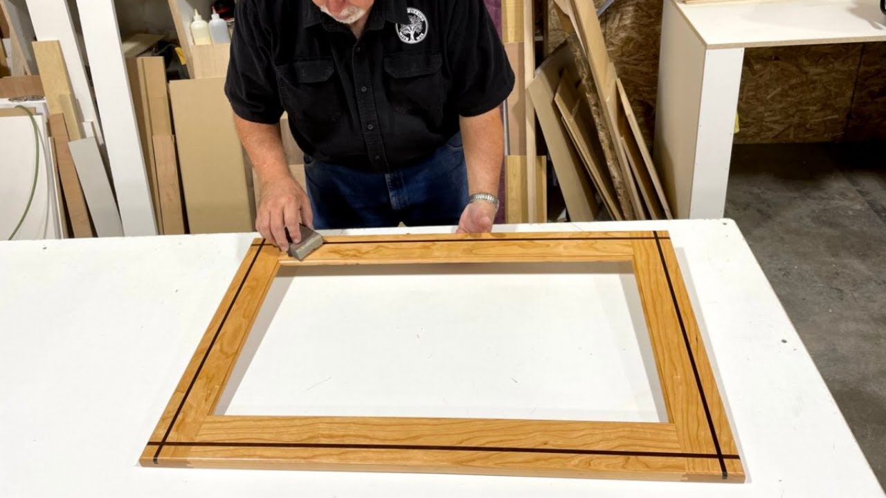 Build A Beautiful Custom Picture Frame - Any Size You Need - YouTube