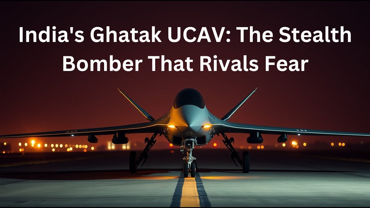 India's Ghatak UCAV: Stealth Bomber Powered by DRDO's Cutting-Edge Technology - YouTube