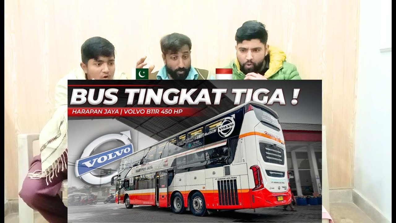 NAIK BUS TINGKAT 3, GIMANA RASANYA Harapan Jaya DD Combi 3 Deck Jakarta ...