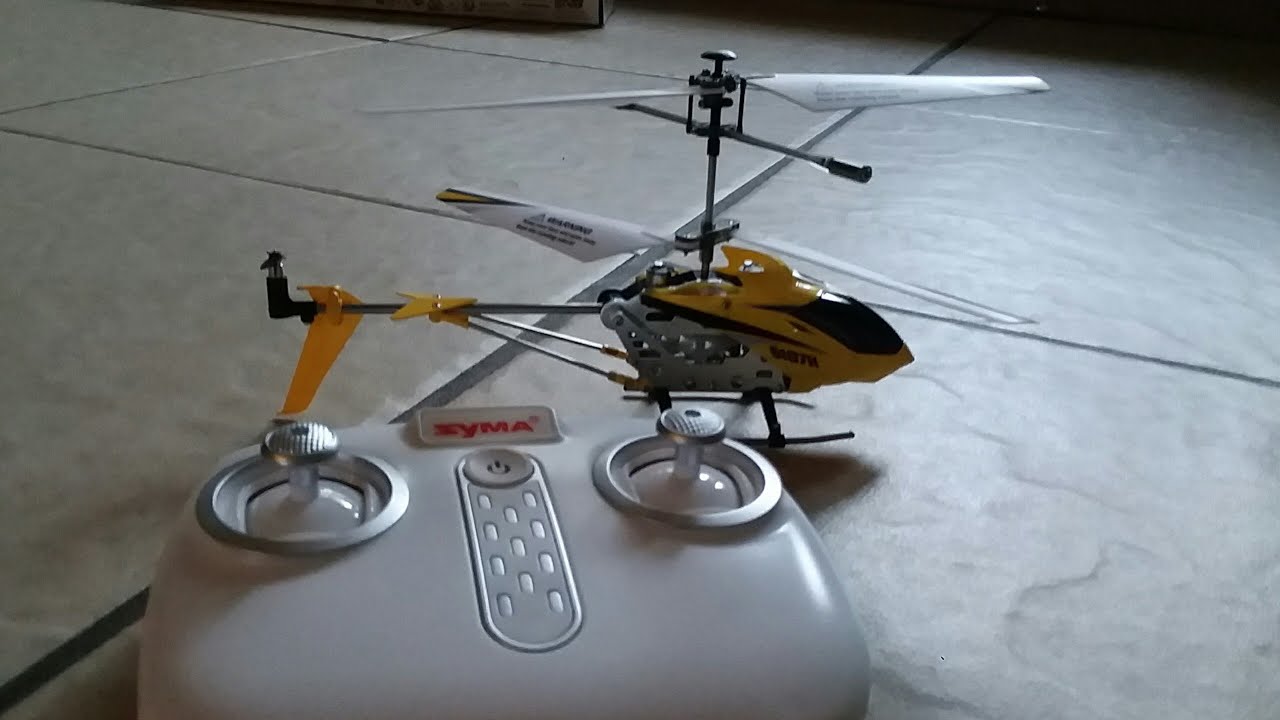 Syma S107H indoor Flight Test - YouTube