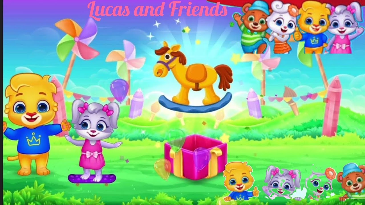 Lucas and Friends Colors and Shapes. Big Challenge for Kids. - YouTube