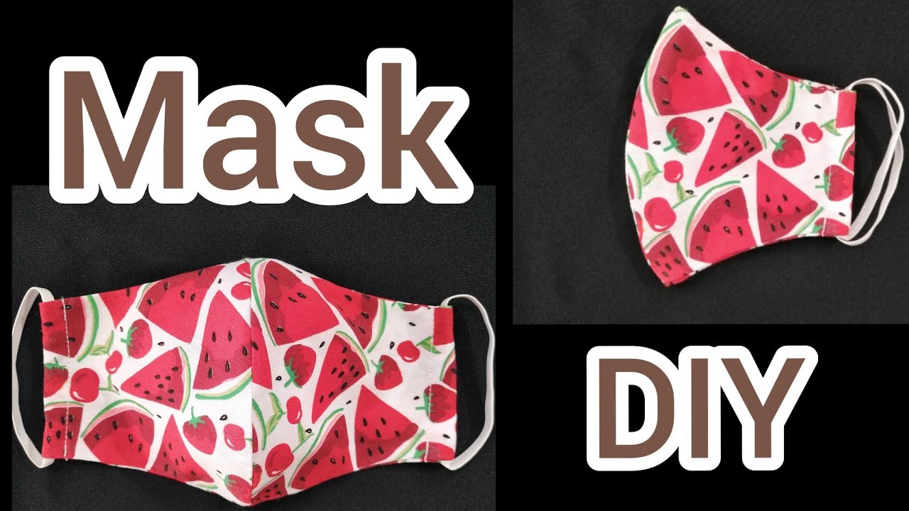Very Easy Face Mask Tutorial | How to make easy Face Mask at home|Diy ...