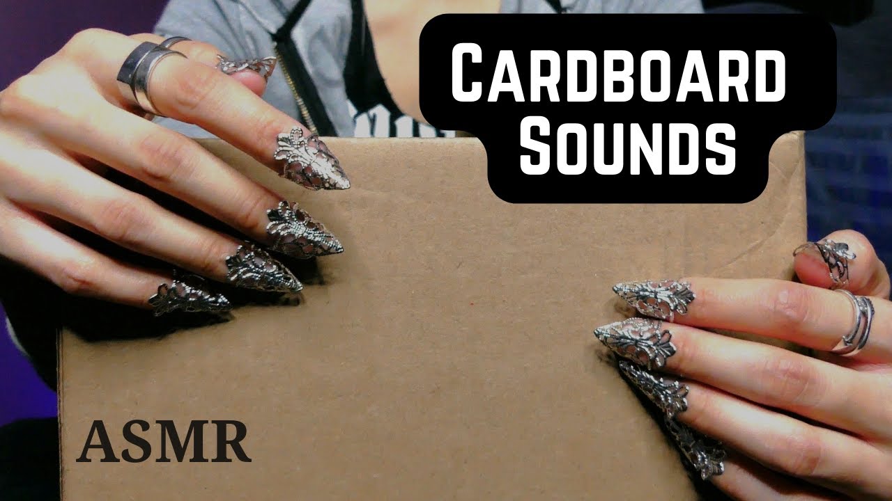 ASMR Cardboard Sounds (no talking, scratching, tapping, brushing) - YouTube
