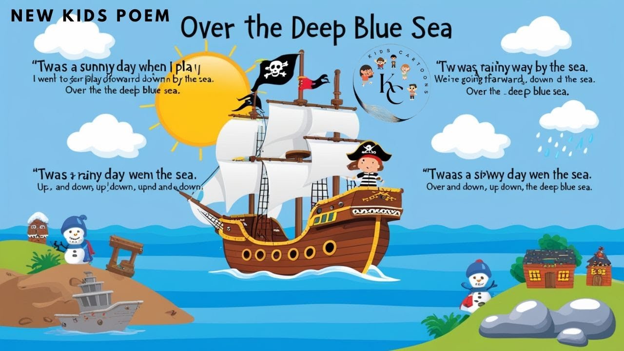 Over The Deep Blue Sea New Kids Poem - YouTube