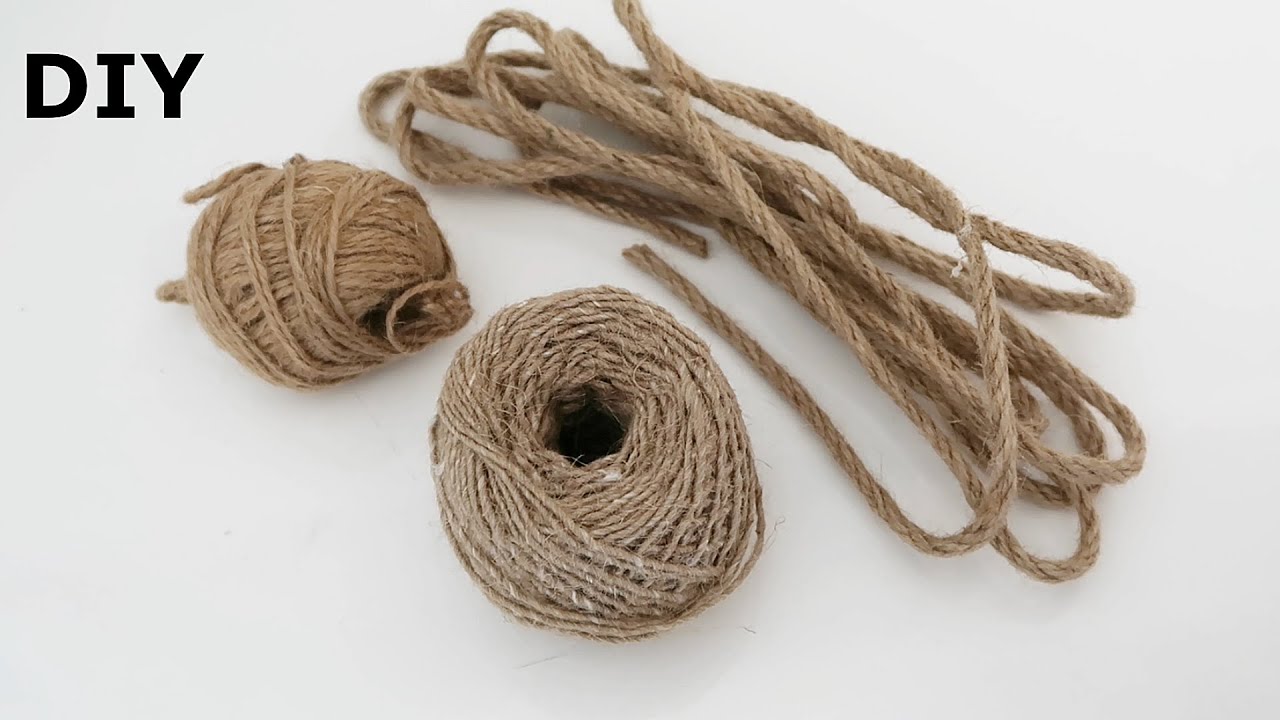 Jute Thread Craft Idea | Home Decoration Idea | DIY - YouTube