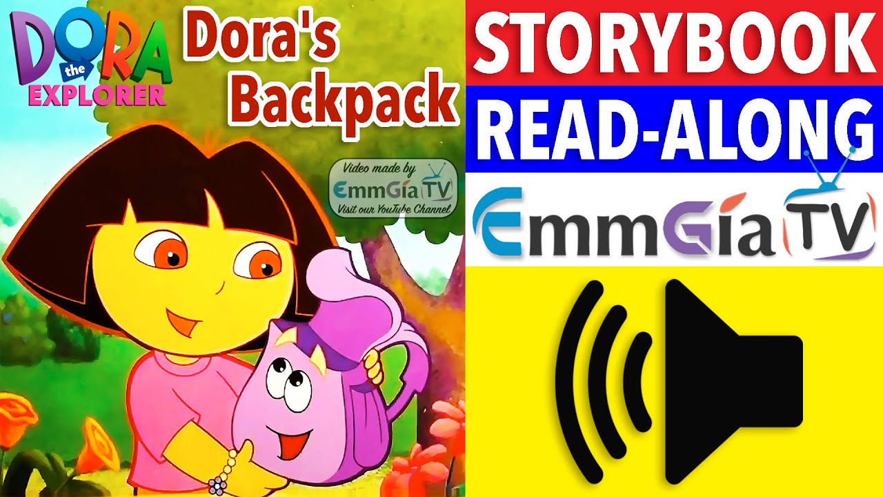 Dora the Explorer Read Along Storybook | Dora's Backpack - YouTube