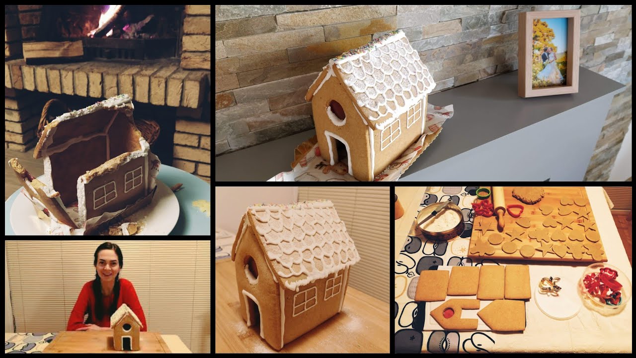 Gingerbread house from scratch - YouTube