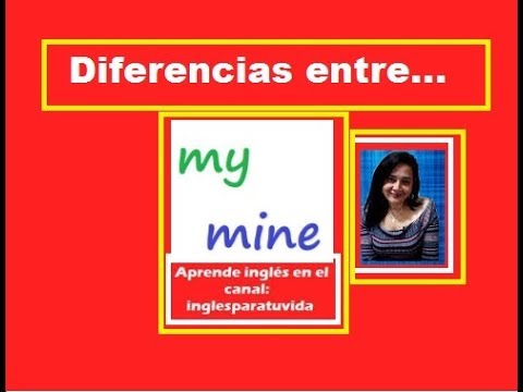 CLASES DE INGLÉS: Las Diferencias entre I, MY, ME y MINE - YouTube