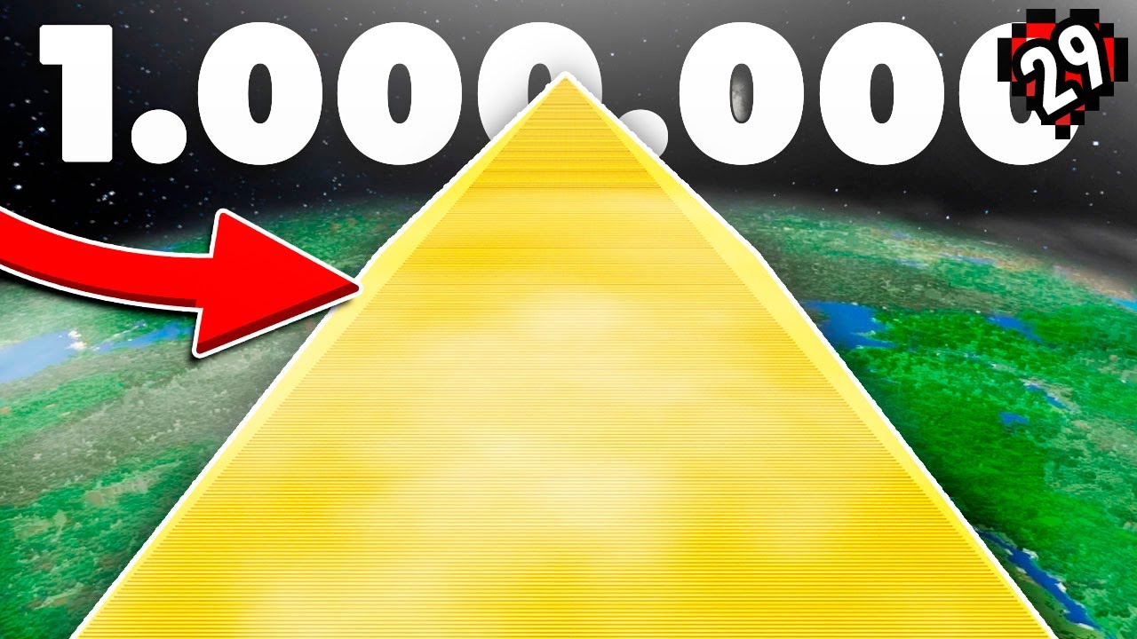 I Built a GOLD PYRAMID with 1,000,000 Blocks in Minecraft - YouTube