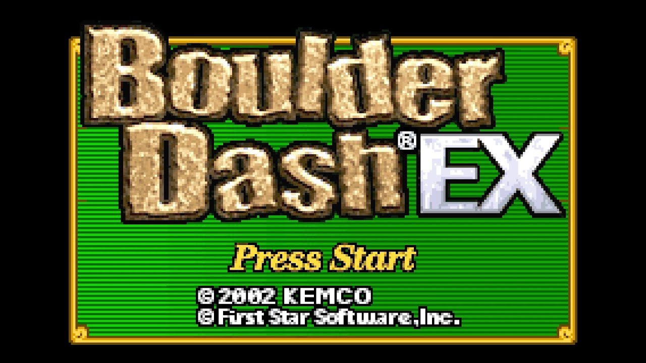 Boulder Dash EX [Story, stage 1-5] | GBA | High Score Hunter ...