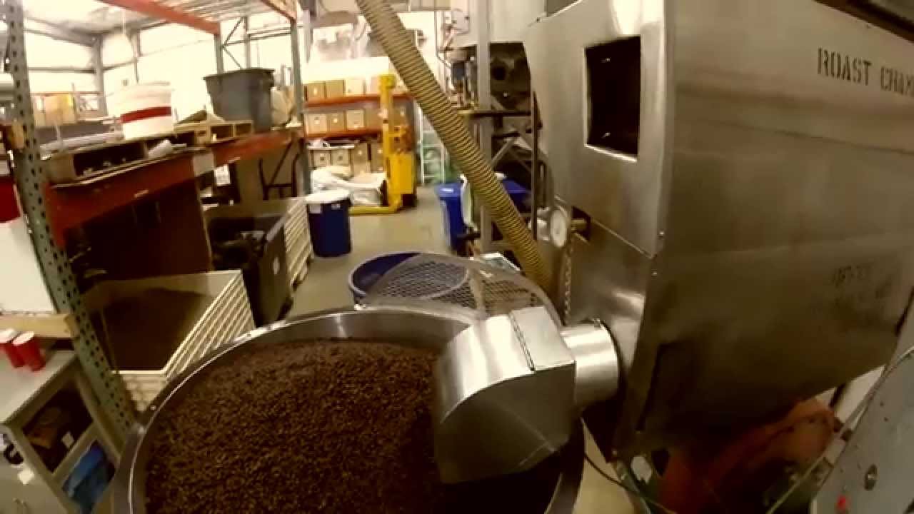 Coffee Roasting at Raven's Brew Coffee - YouTube