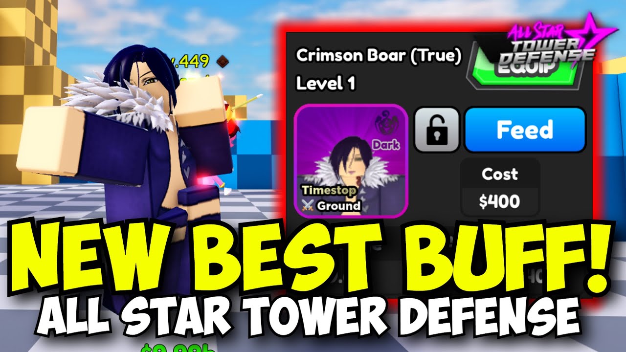 New Merlin 6 Star is the NEW BEST BUFF UNIT in All Star Tower Defense ...