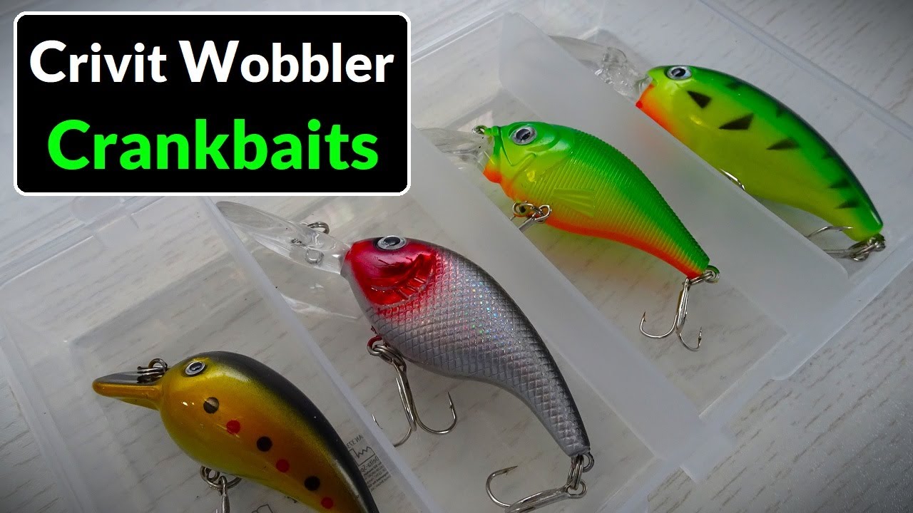 Crivit Wobbler Crankbaits Fishing Lure Set from Lidl (Review / First ...