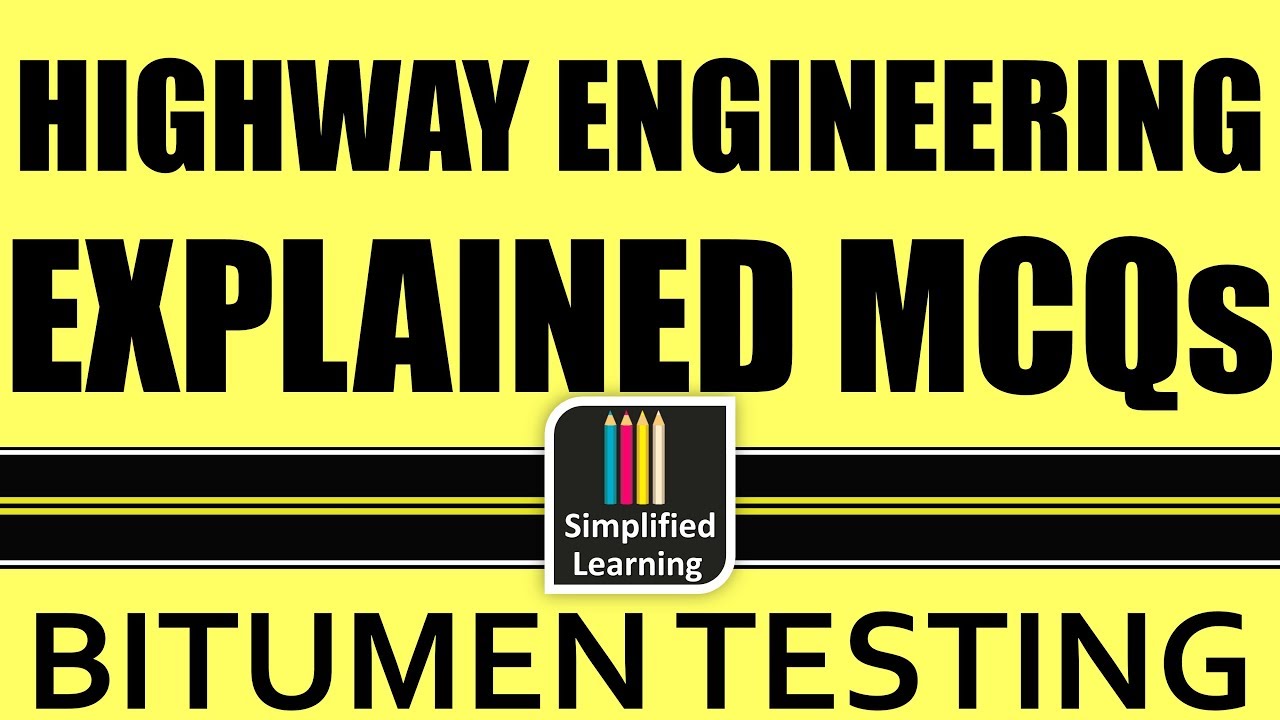 Tests on Bitumen - Highway Material Testing | Highway Engineering ...