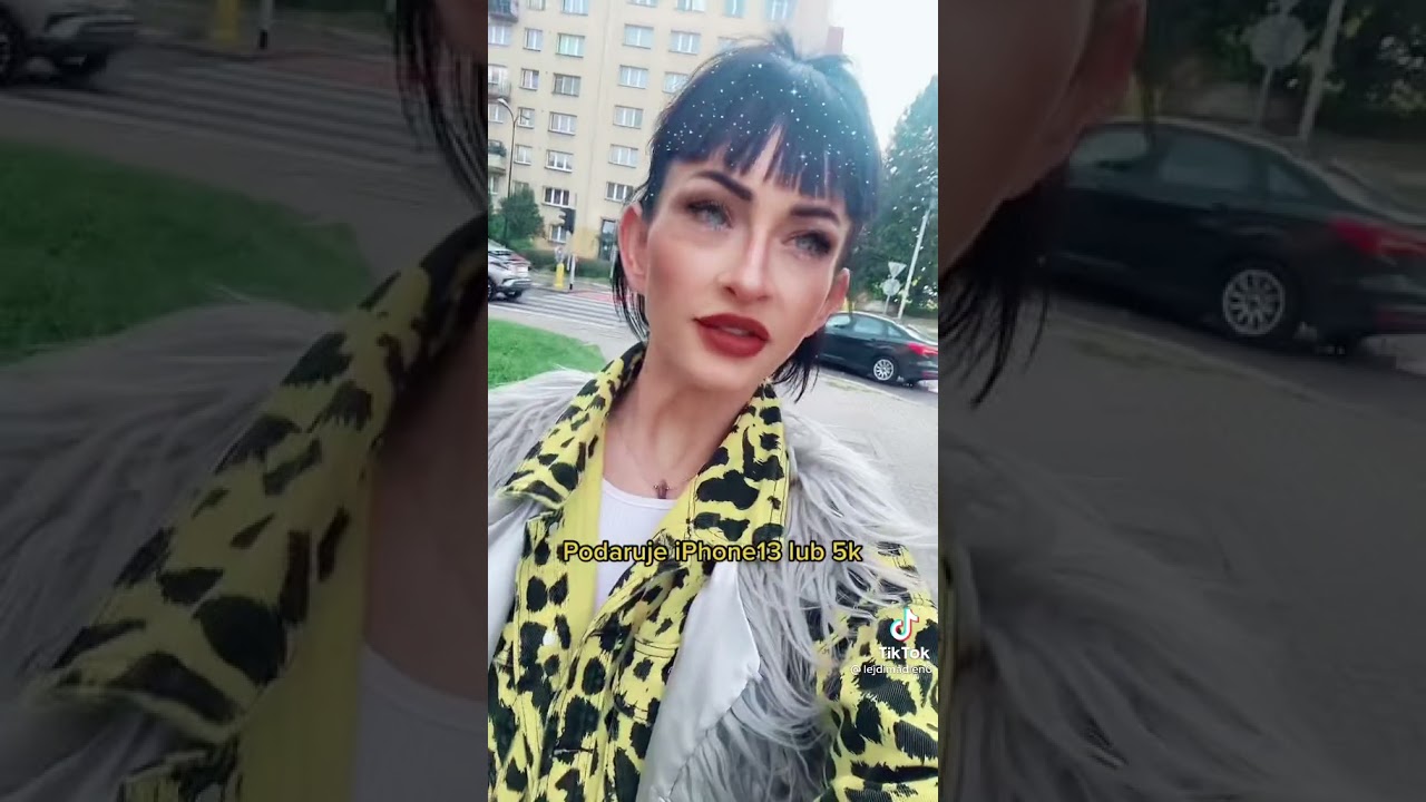 Lady madlen rozdaje iPhone13 - YouTube