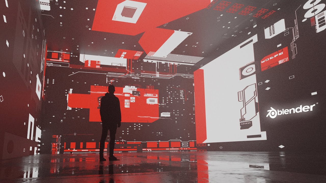 How to create moody scene in Blender / max hay Art - YouTube