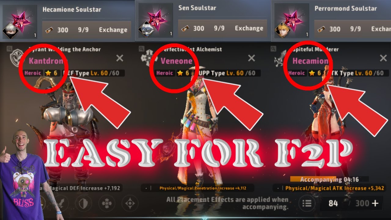 A3 Still Alive F2P Players REJOICE! Make 6 Star Heroic Soul Linkers ...