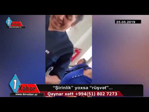 Respublikanski deyilən xəstəxanaın doğum şöbəsində açıq bazar...