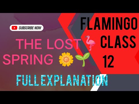 The Lost Spring complete Best explanation+Ques/Ans - YouTube