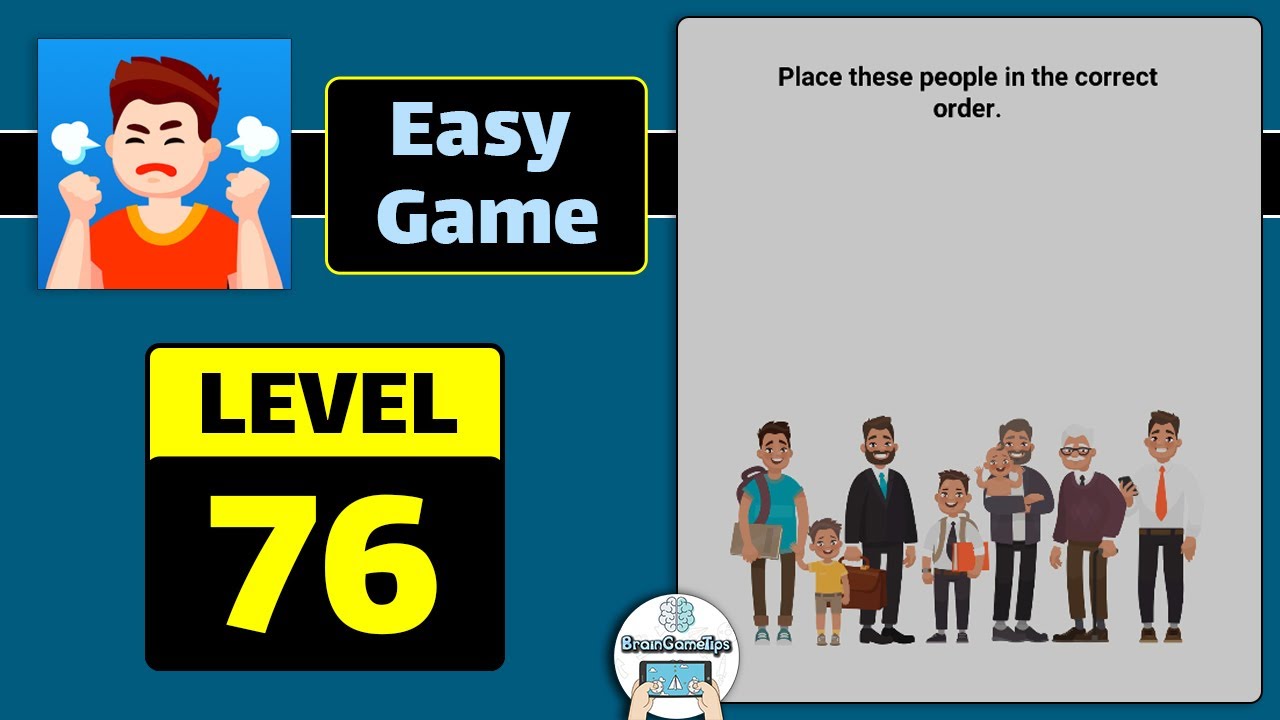 Easy Game - Brain Test - Level 76 Walkthrough • Game Solver