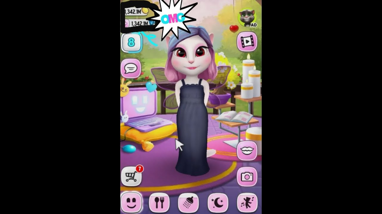 My angela game🧚‍♀️ my all collections of diamonds,coins,dressed and all ...