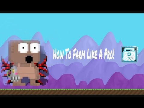 Growtopia | How To Farm Like A Pro! - YouTube