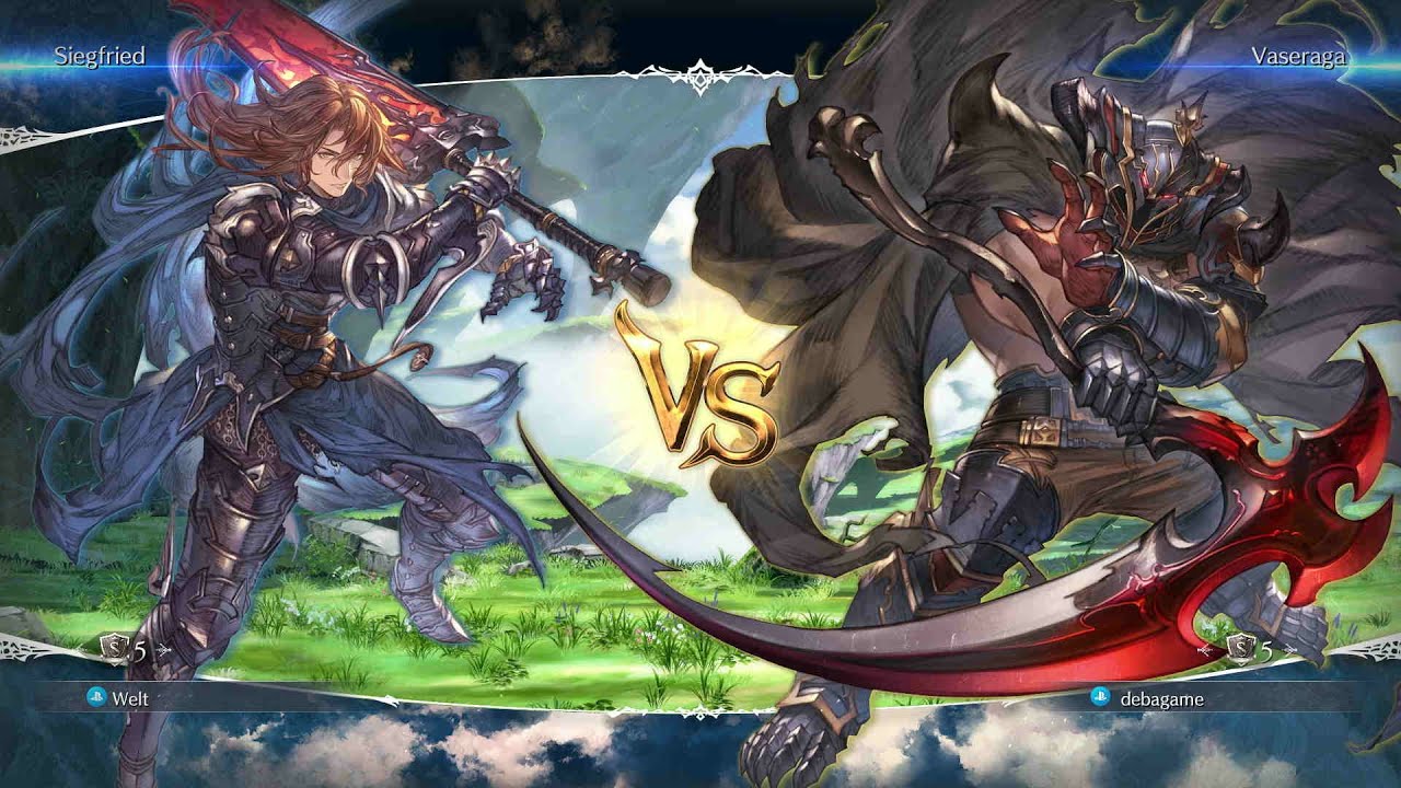 GBVS Rising Gameplay Debagame (Vaseraga) VS Welt (Siegfried) - YouTube