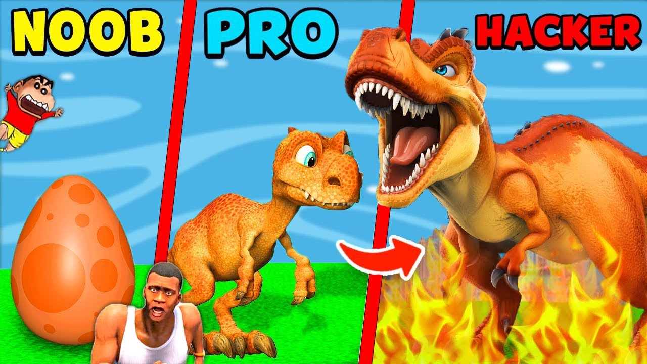 Upgrading $1 NOOB ANIMAL into $998,987,587 HACKER DINOSAUR in MERGE ...