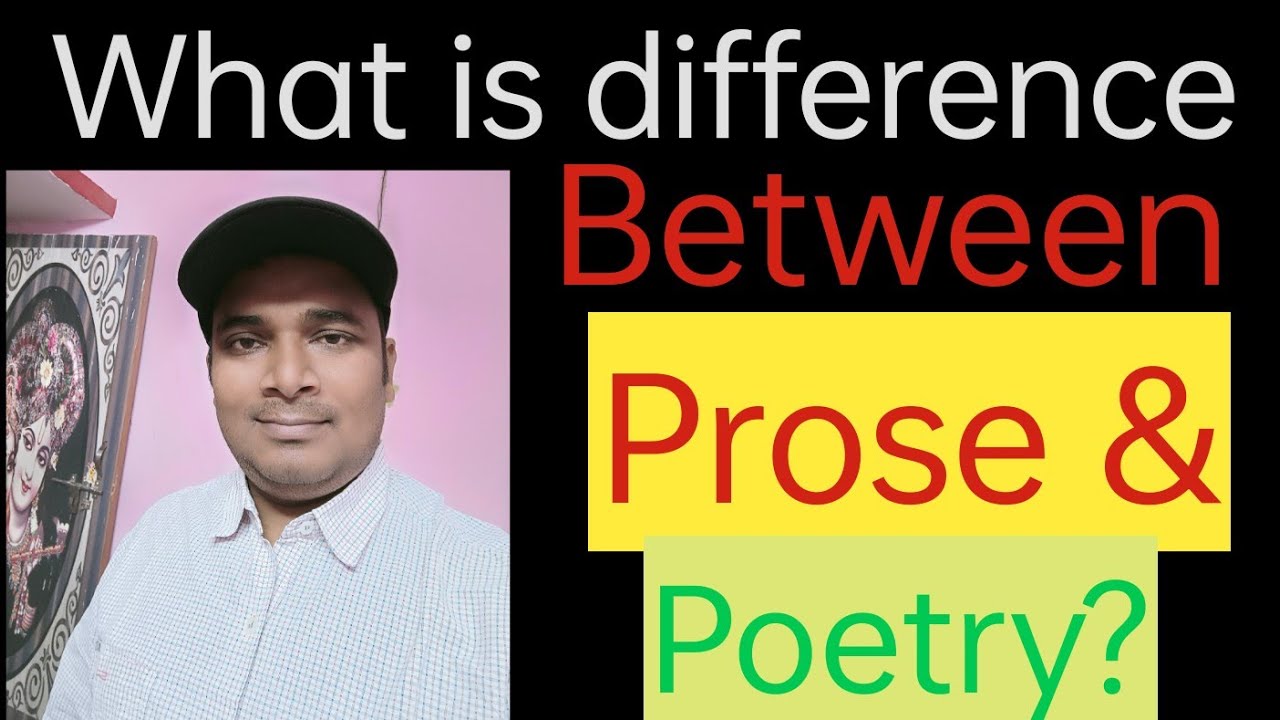 What is difference between Prose & Poetry in english language? - YouTube