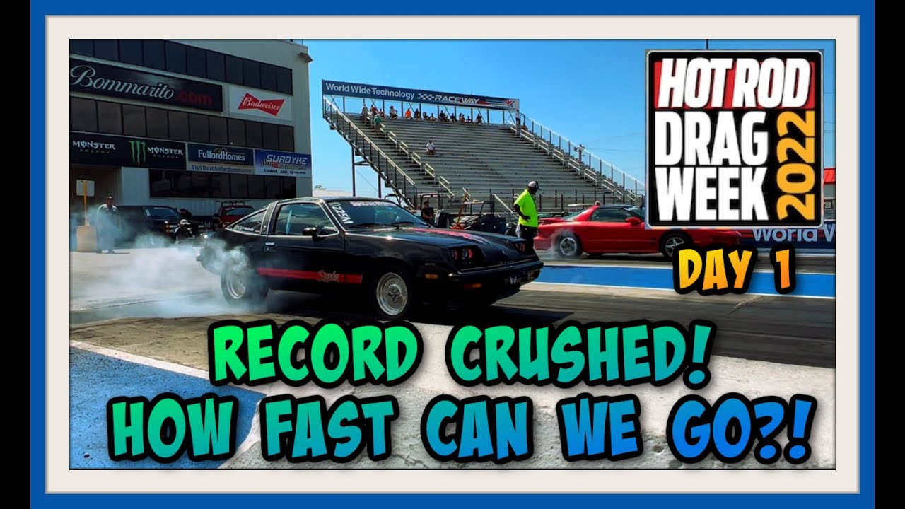 Another PB! How fast can we go?! // Day 1 - Hot Rod Drag Week 2022 ...