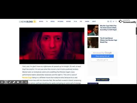 New Movie Trailer The Mandy Trailer Promises The Craziest Nicolas Cage ...