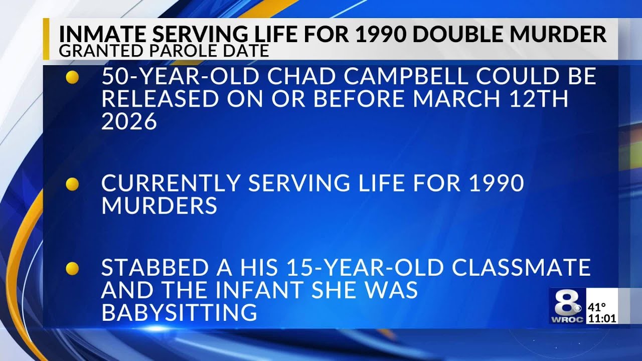 Inmate serving life for 1990 double murder granted parole date - YouTube