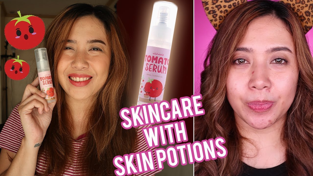 SKIN POTIONS TOMATO SERUM review - YouTube