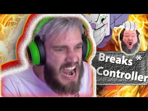 ULTIMATE Cuphead RAGE Compilation (Ft. PEWDIEPIE & Francis)