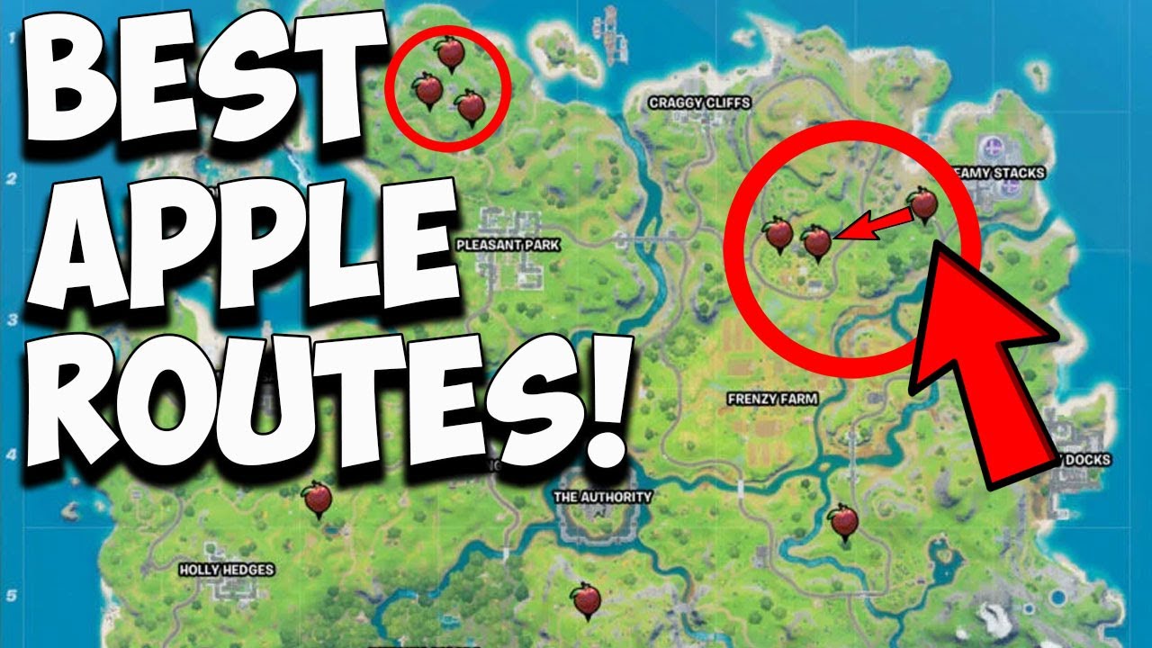 Fortnite Where To Find Apples #FreeFortnite Cup [Chapter 2 Season 3 ...