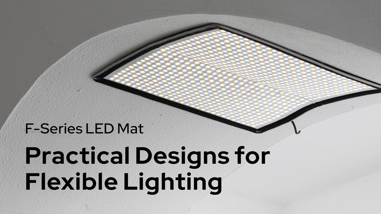 F Series LED Mat - Practical Design for Flexible Lighting - YouTube